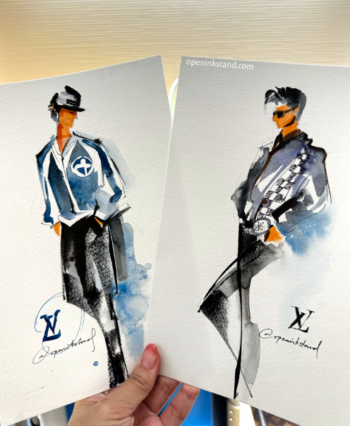 Louis Vuitton Fashion Sketches