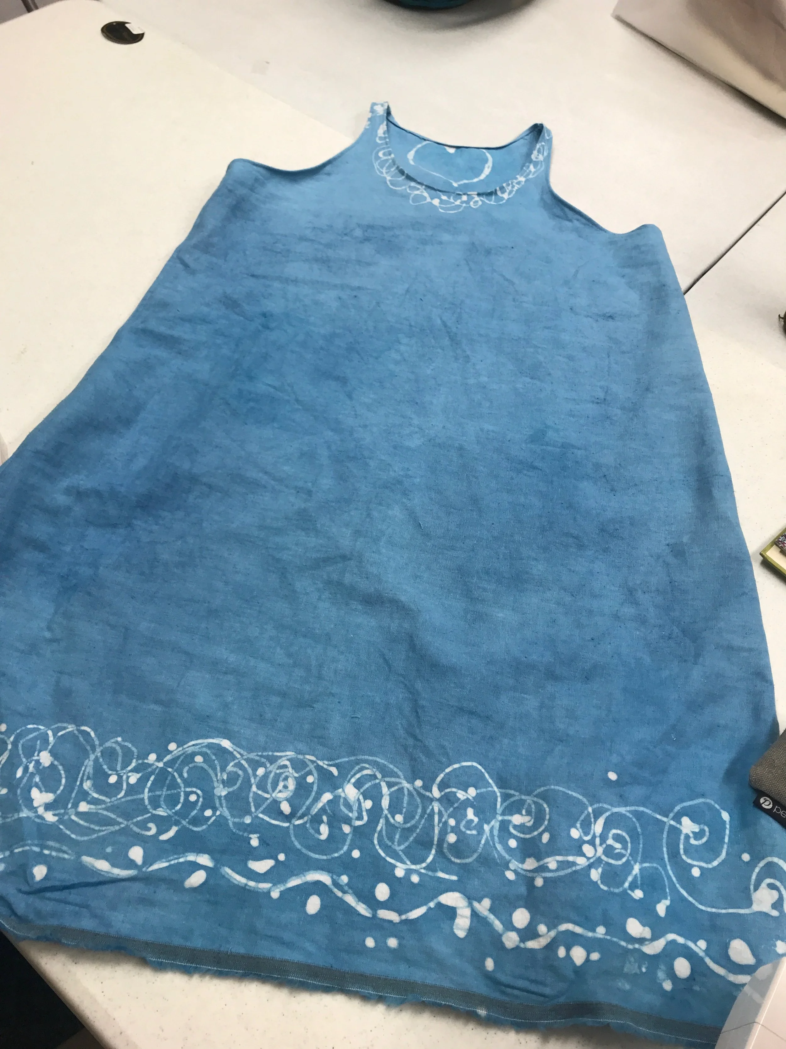How to Batik A Sundress using the Ann Normandy Design Slip Dress Sewing ...