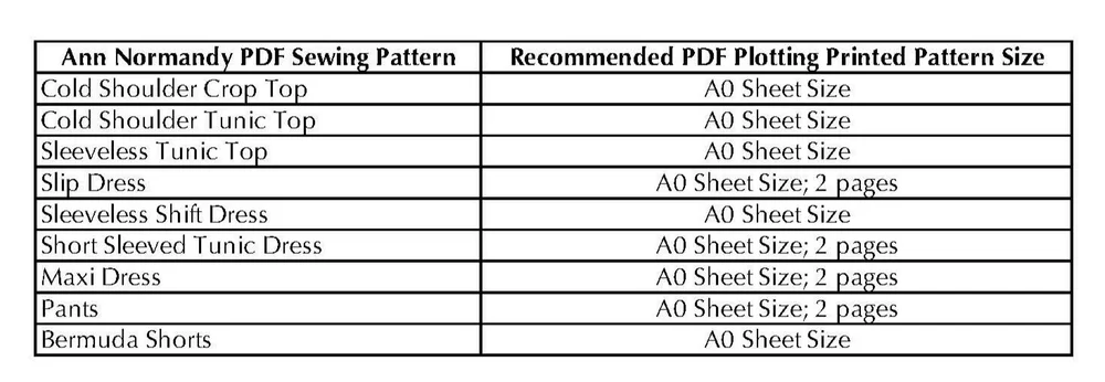 Pant PDF Sewing Pattern — Sewing Patterns | Ann Normandy Design
