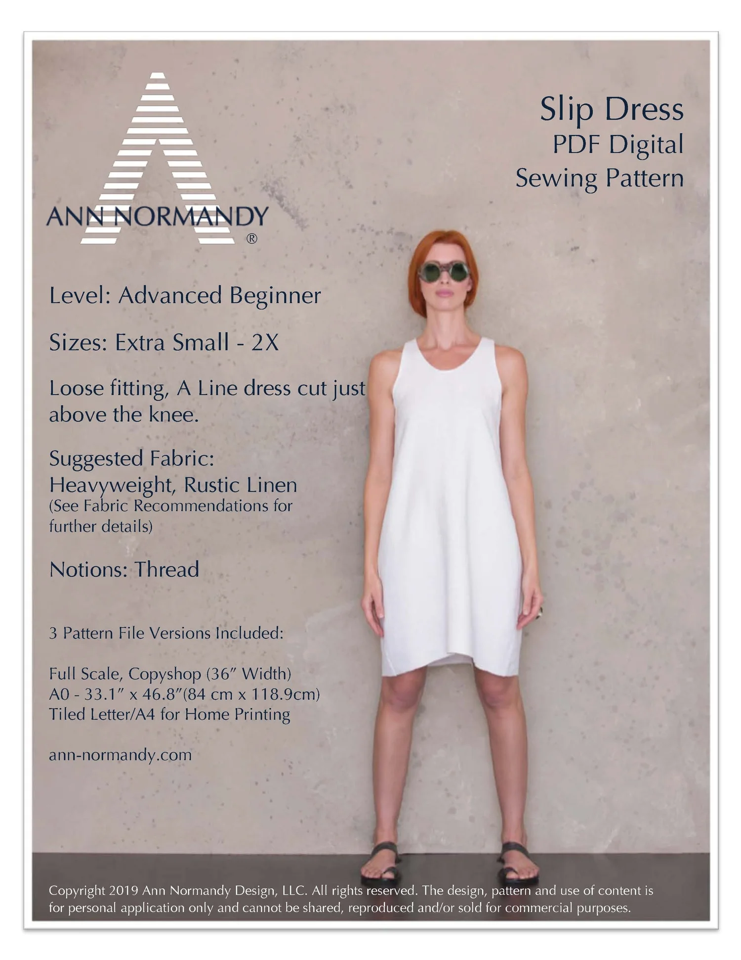Ann Normandy Slip Dress Sewing Pattern Sew-Along Part One — Sewing ...