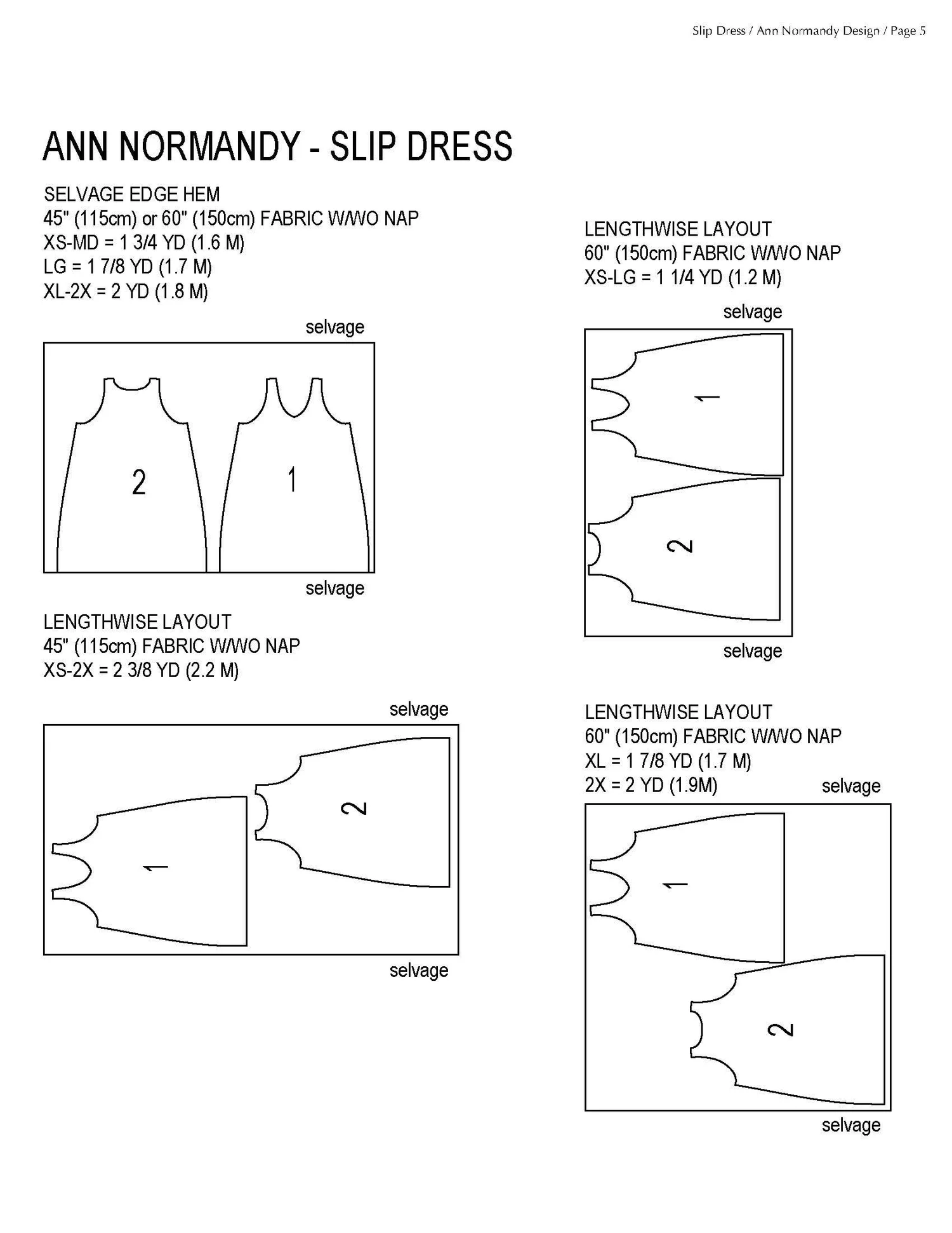 Ann Normandy Slip Dress Sewing Pattern Sew-Along Part One — Sewing ...