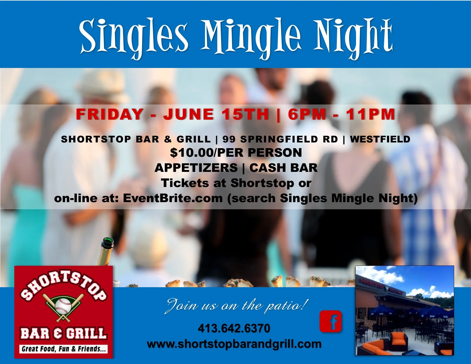 Hours & Events — Shortstop Bar & Grill