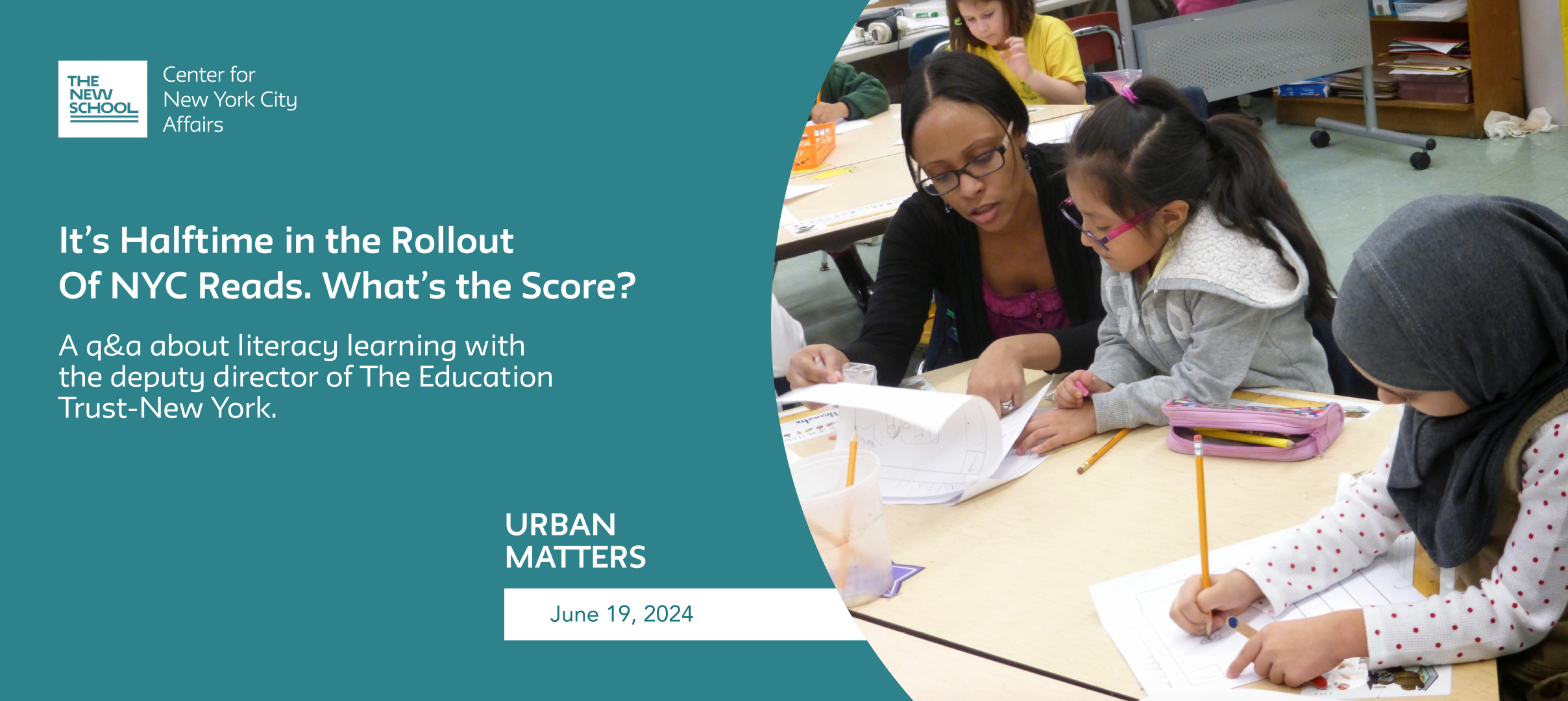 It’s Halftime in the Rollout of NYC Reads. What’s the Score? — Center ...