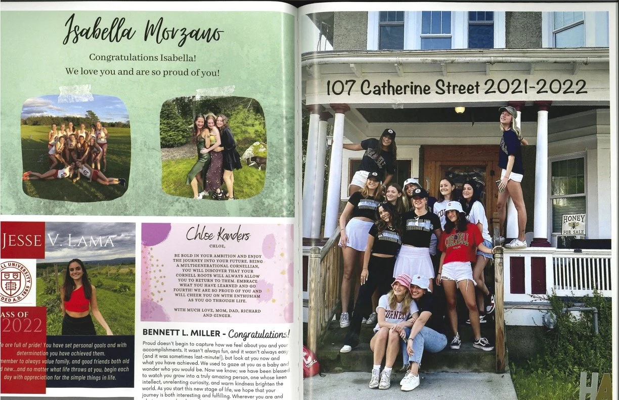 Yearbook Ad Page Examples