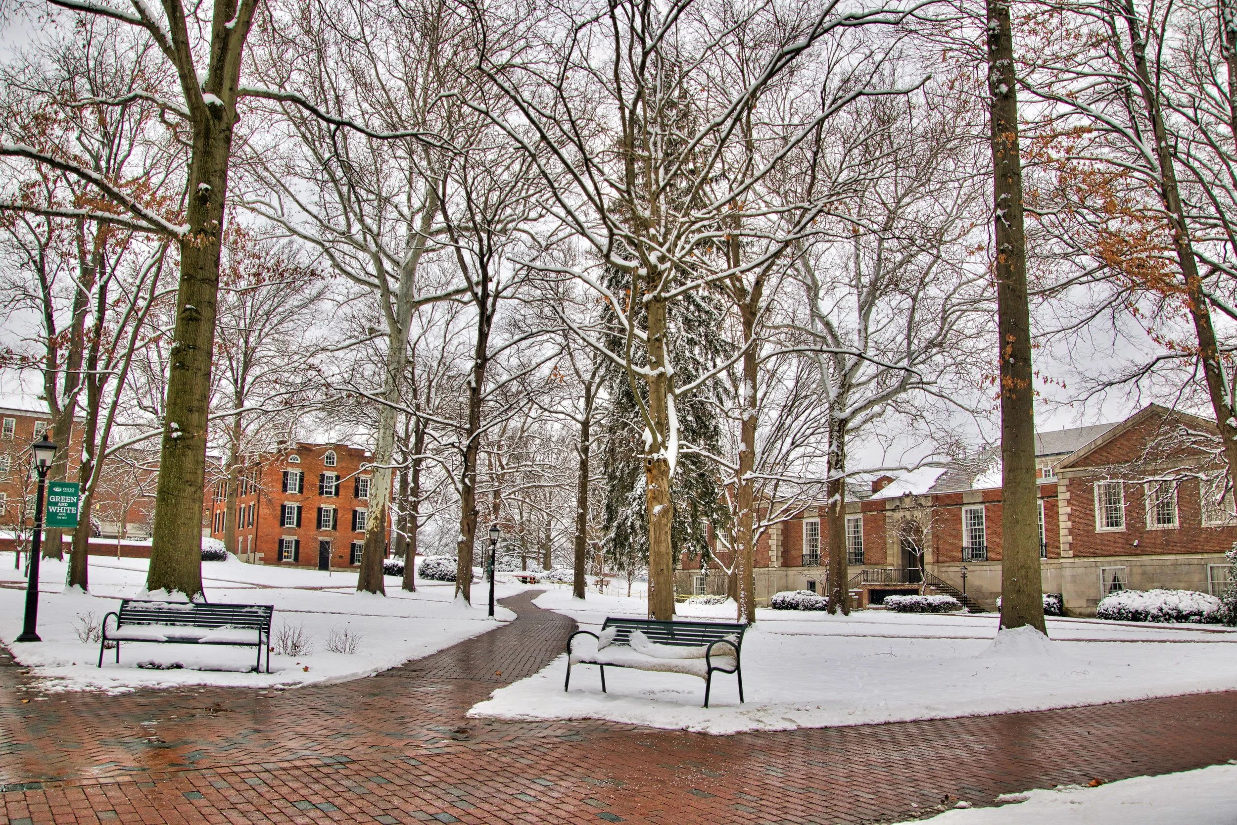 First Snow Ohio University — In My Backyard