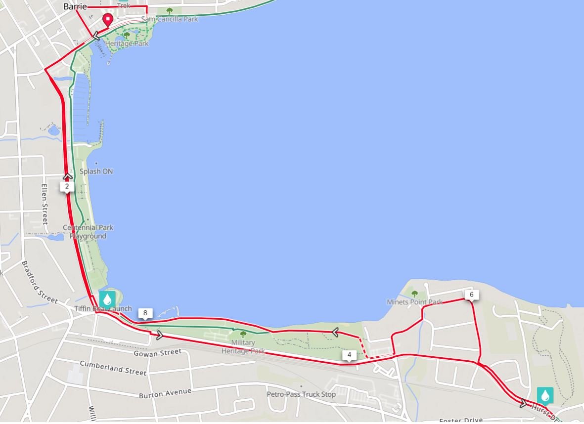 Schedule & Course Information — Honda Waterfront Run