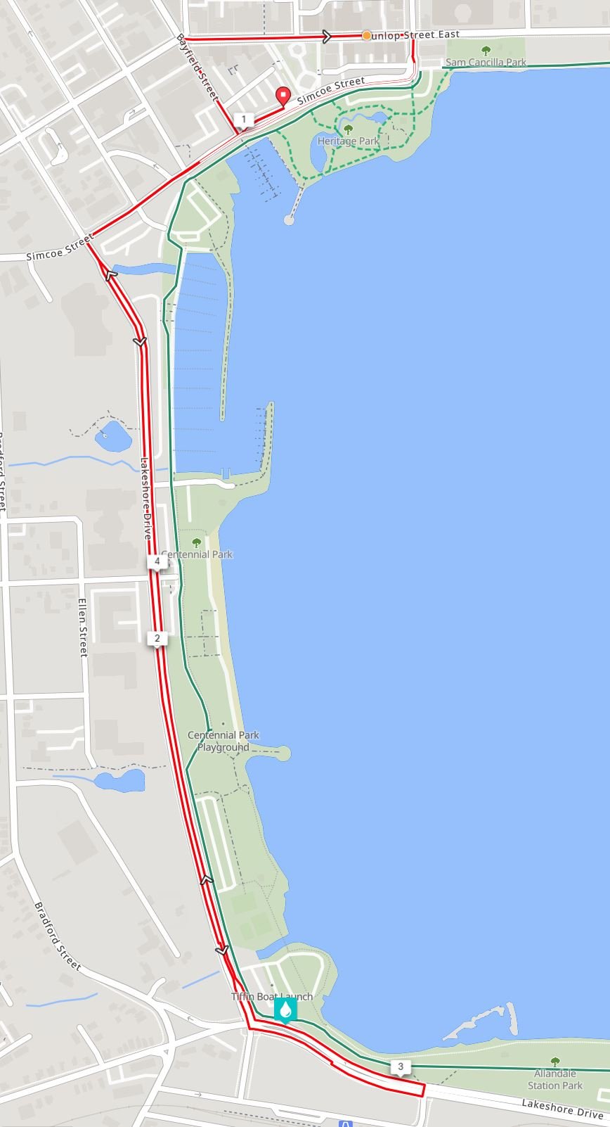 Schedule & Course Information — Honda Waterfront Run