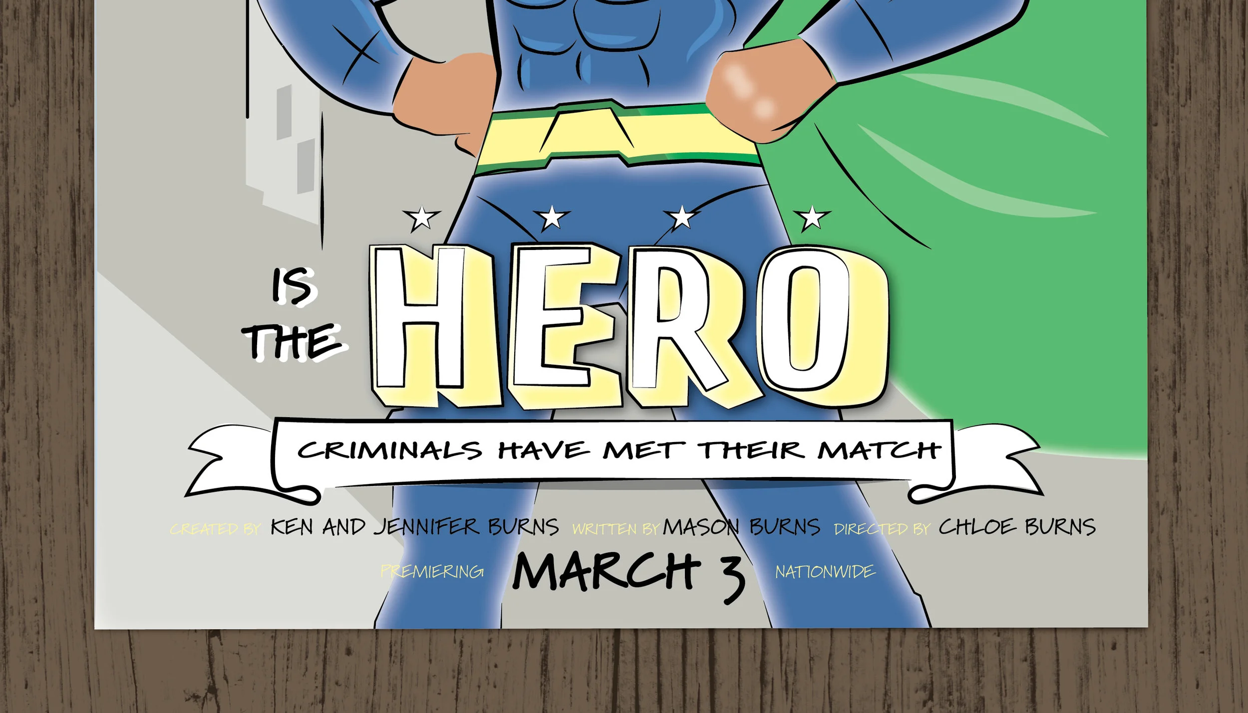 Framed Superhero Posters