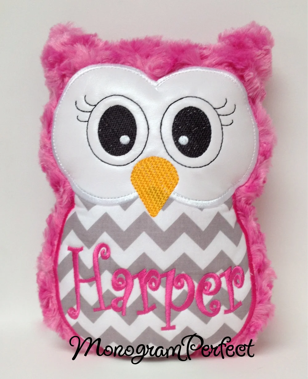 Hot Pink And Grey Chevron