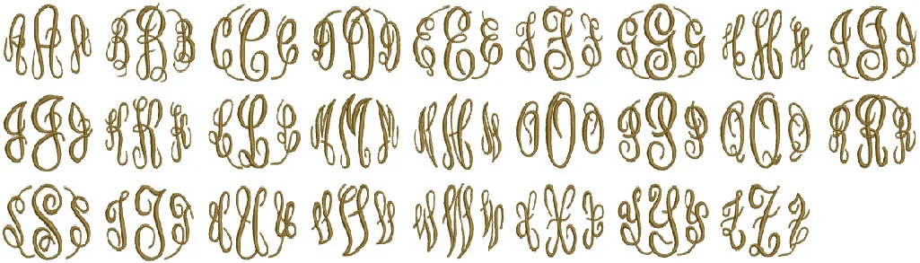 Fonts — MonogramPerfect
