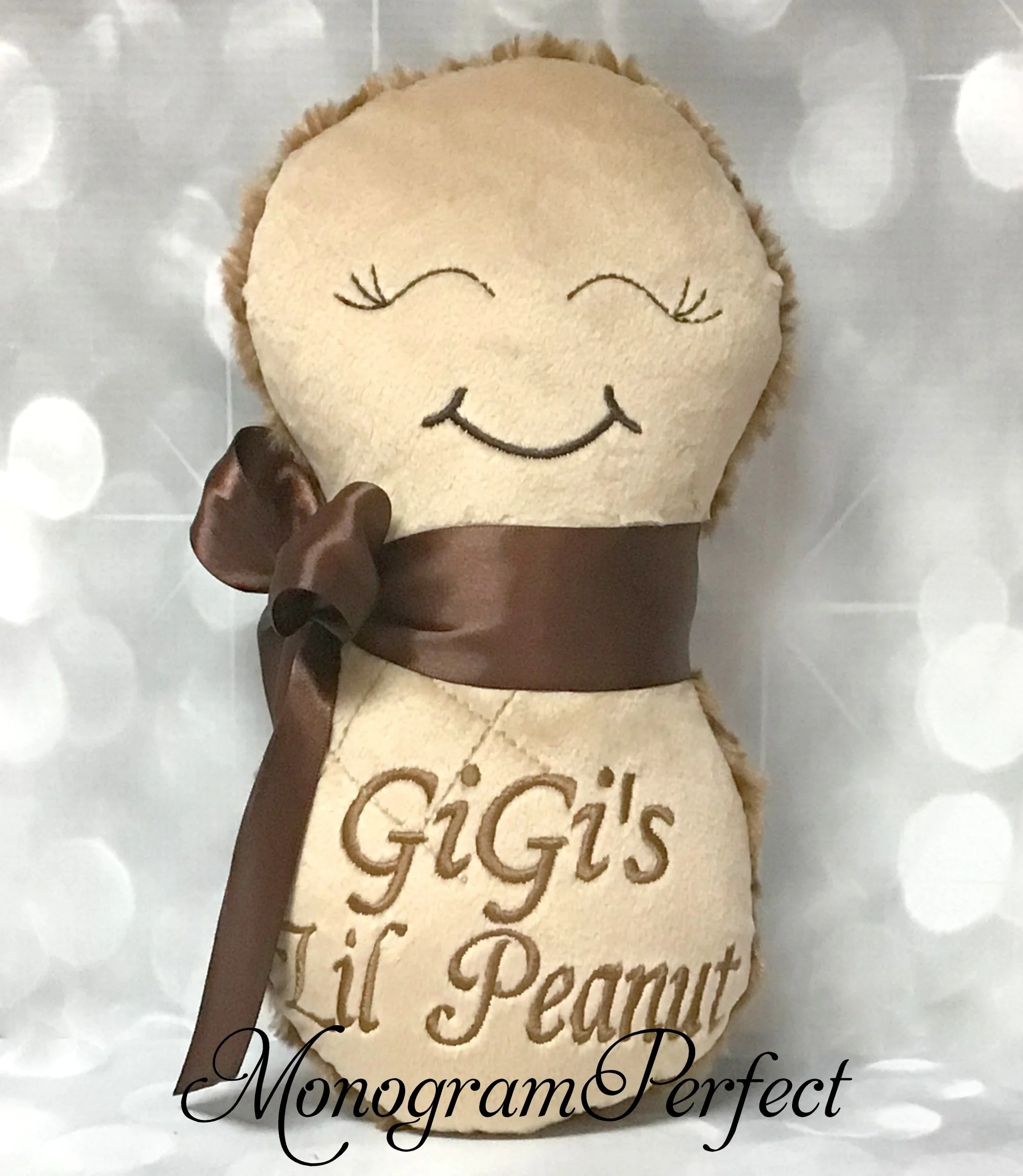 Little Peanut Baby Stuffed Stuffies — MonogramPerfect