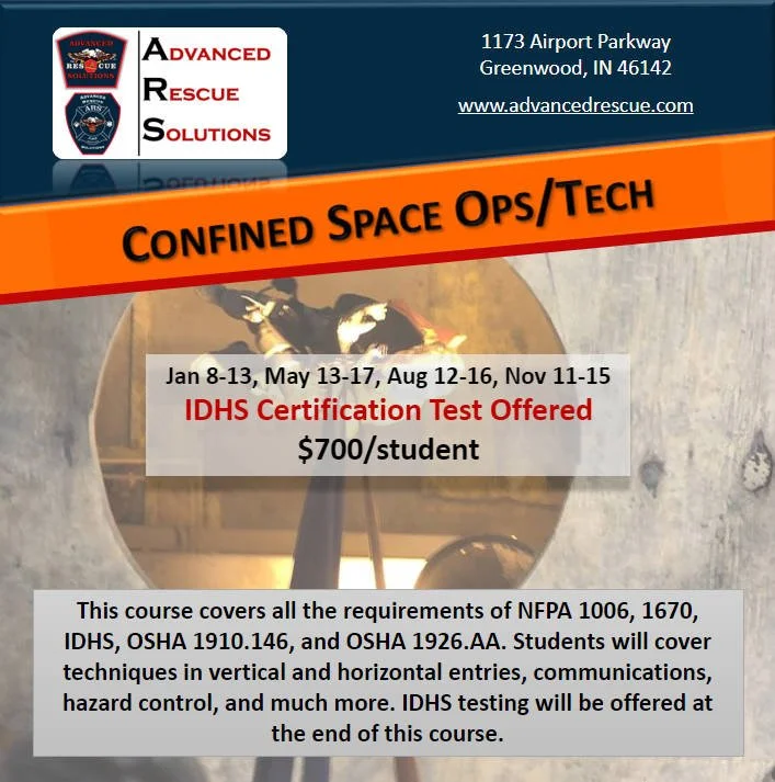 Confined Space - Operations/Technician — Advanced Rescue Solutions