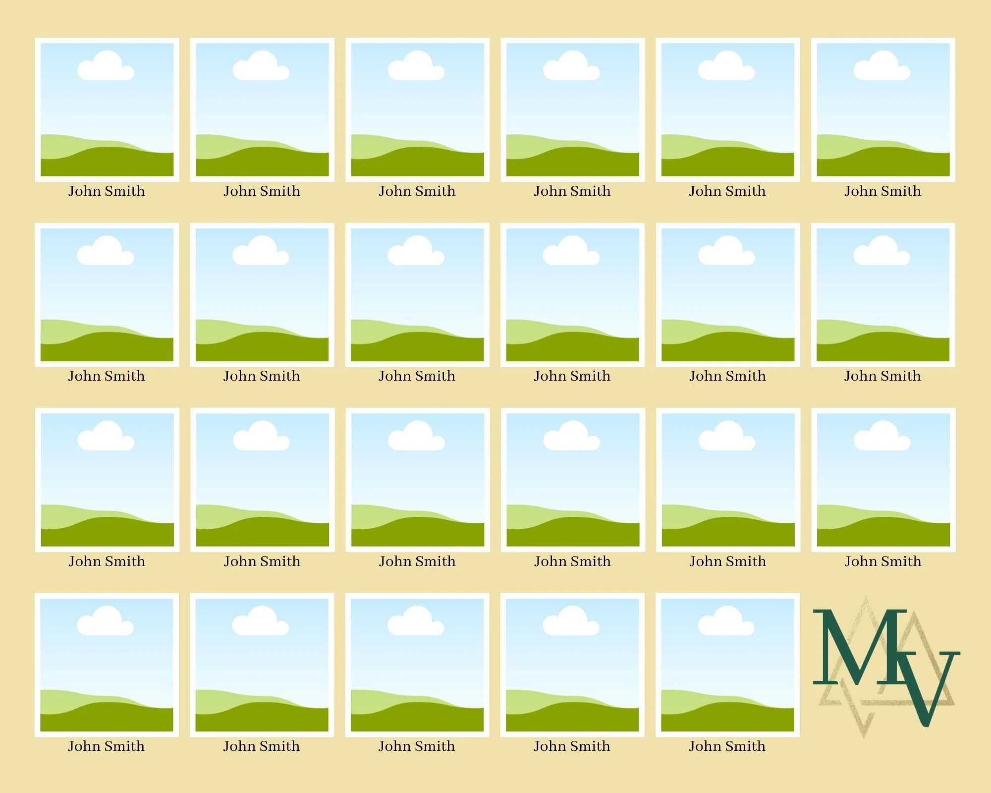 Class Composite Templates — Mary Vance Photography