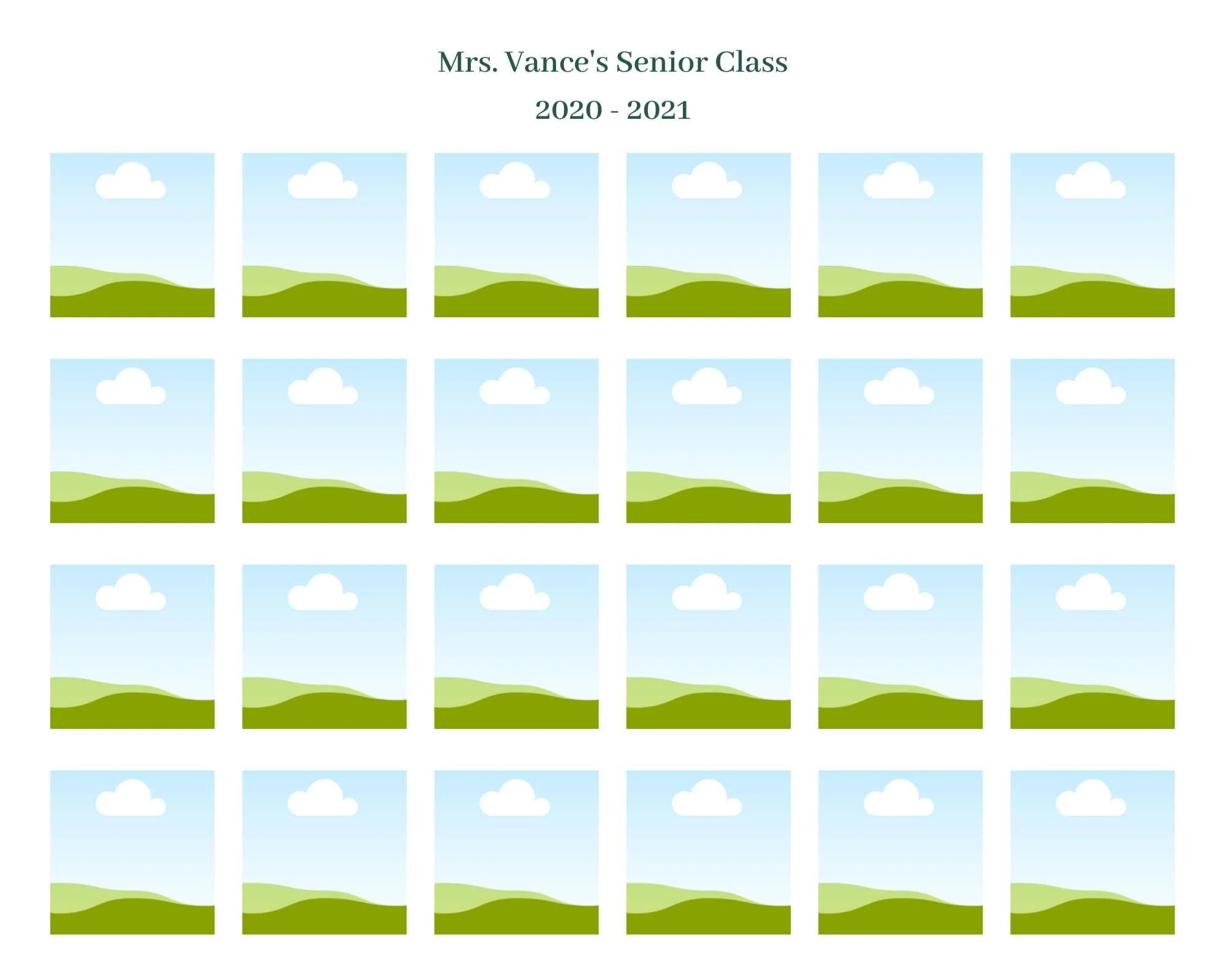 Class Composite Templates — Mary Vance Photography