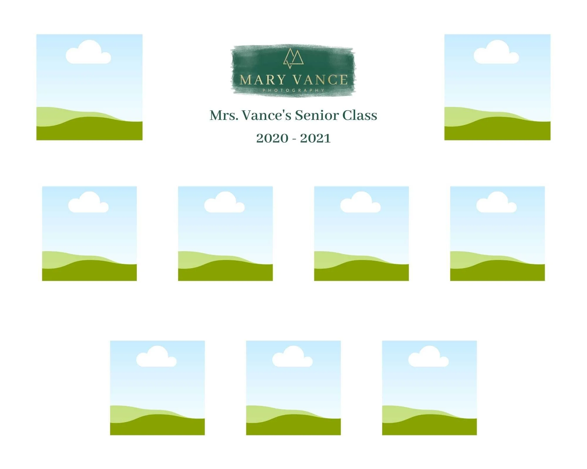 Class Composite Templates — Mary Vance Photography