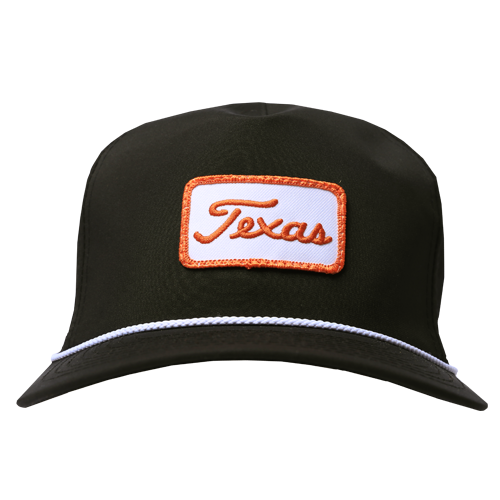 Imperial Texas Script Patch Black Vintage Hat — The University of Texas ...