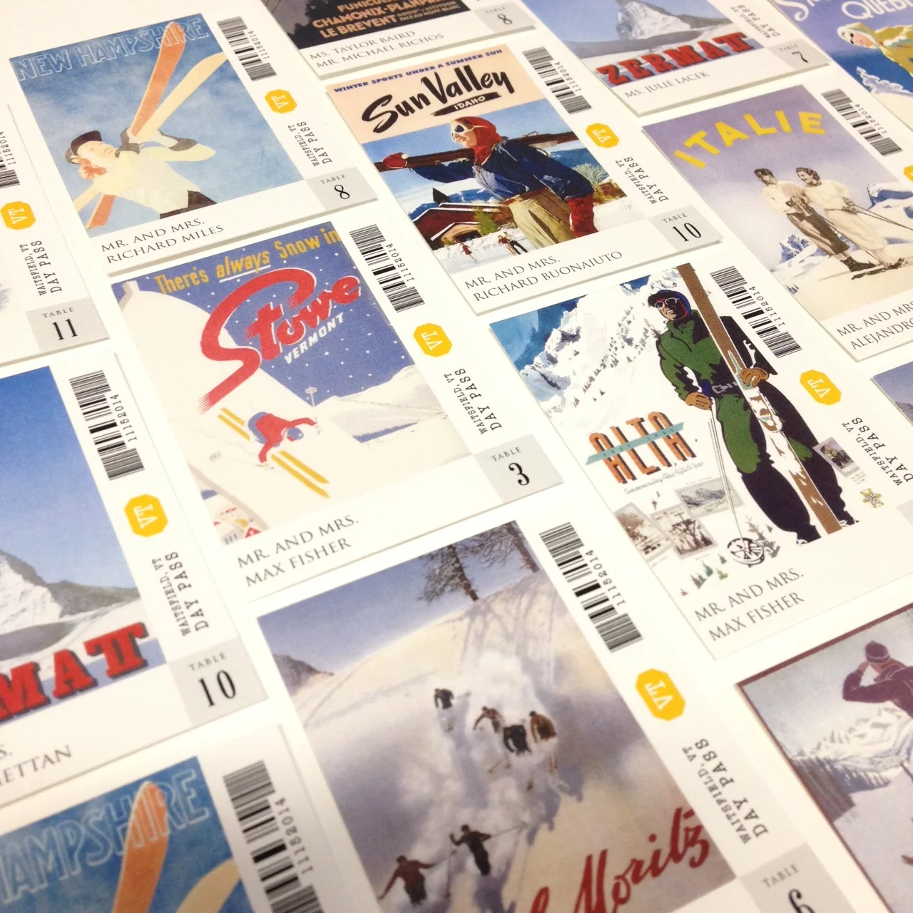 Vintage Lift Tickets — Paper Moss