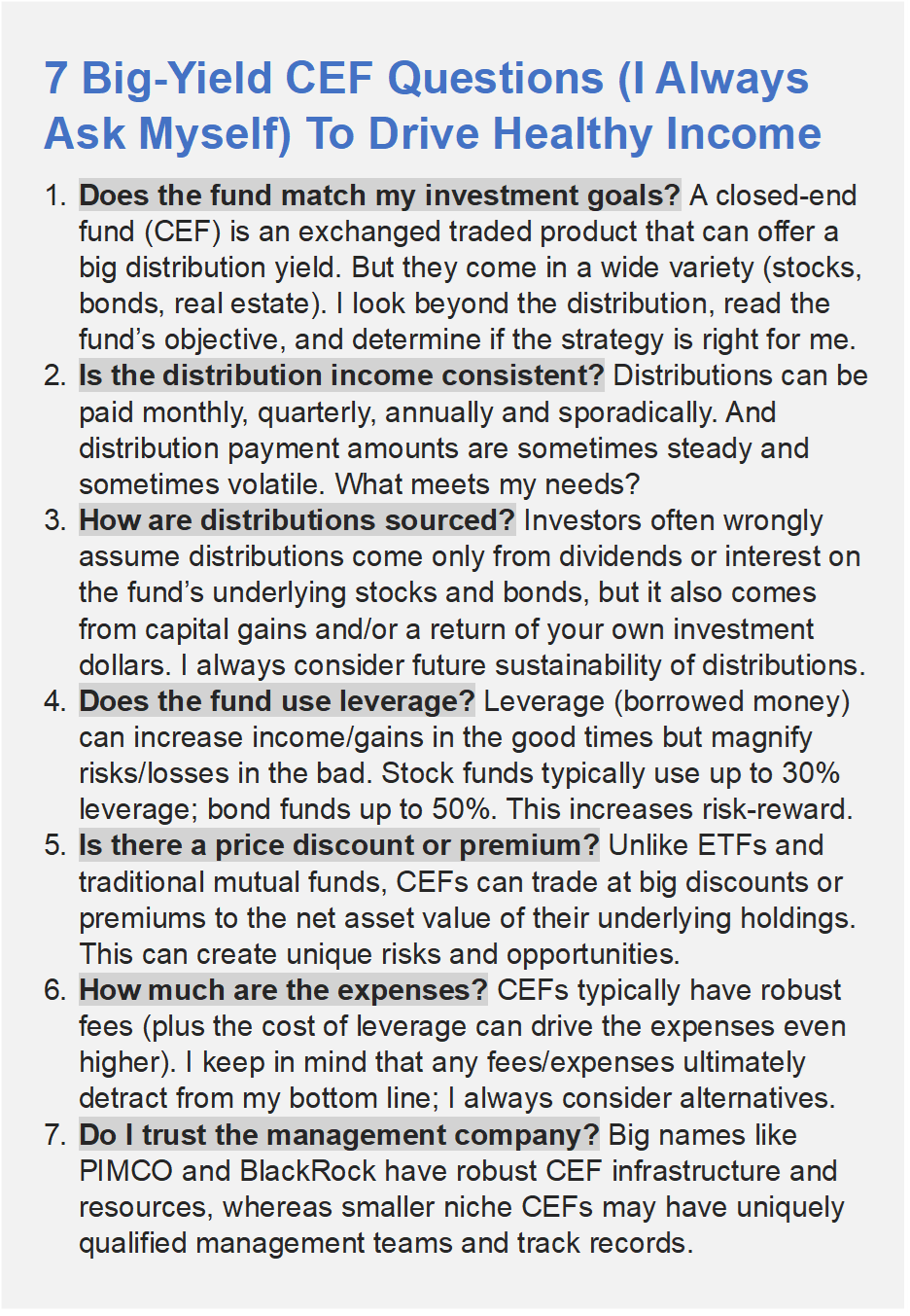 Top 10 Big Yields: BDCs, CEFs Dividend Stocks — Blue Harbinger ...