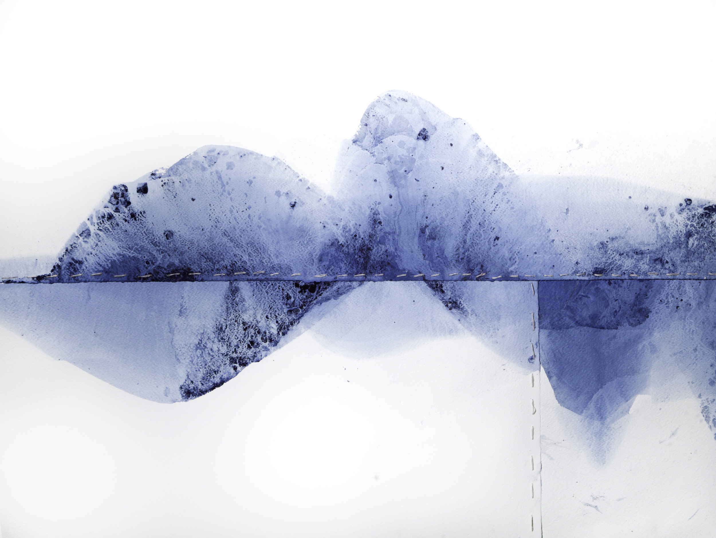 Indigo Paintings from 2017 and 2016 — Nicole Kutz Art