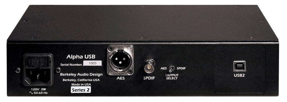 Alpha USB Series 2 — Berkeley Audio Design