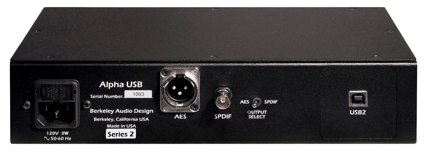Alpha USB Series 2 — Berkeley Audio Design