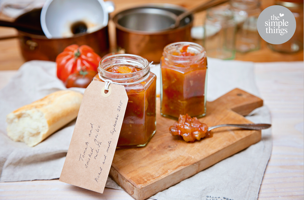 Recipe: Smoked garlic and tomato relish | The Simple Things