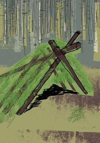How to: build a woodland den | The Simple Things