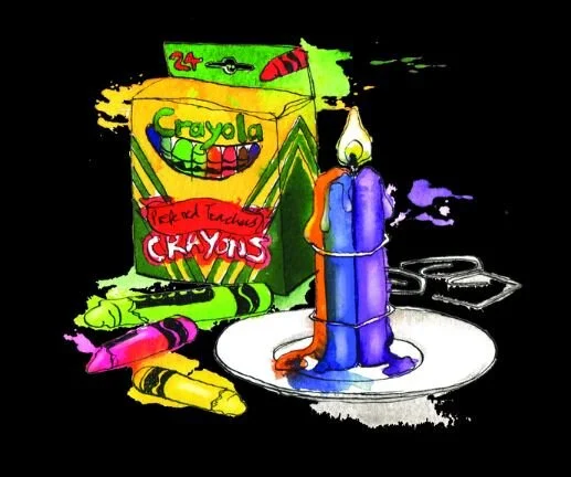 Make | a candle from crayons | The Simple Things
