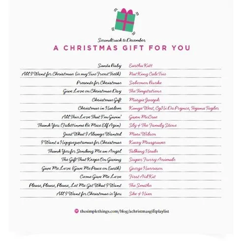 Playlist | A Christmas Gift | The Simple Things