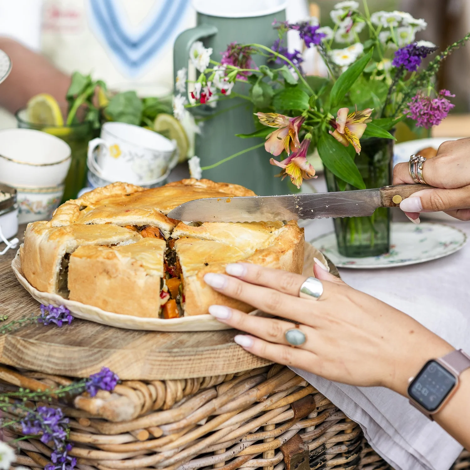 Recipe | Veggie Picnic Pie | The Simple Things