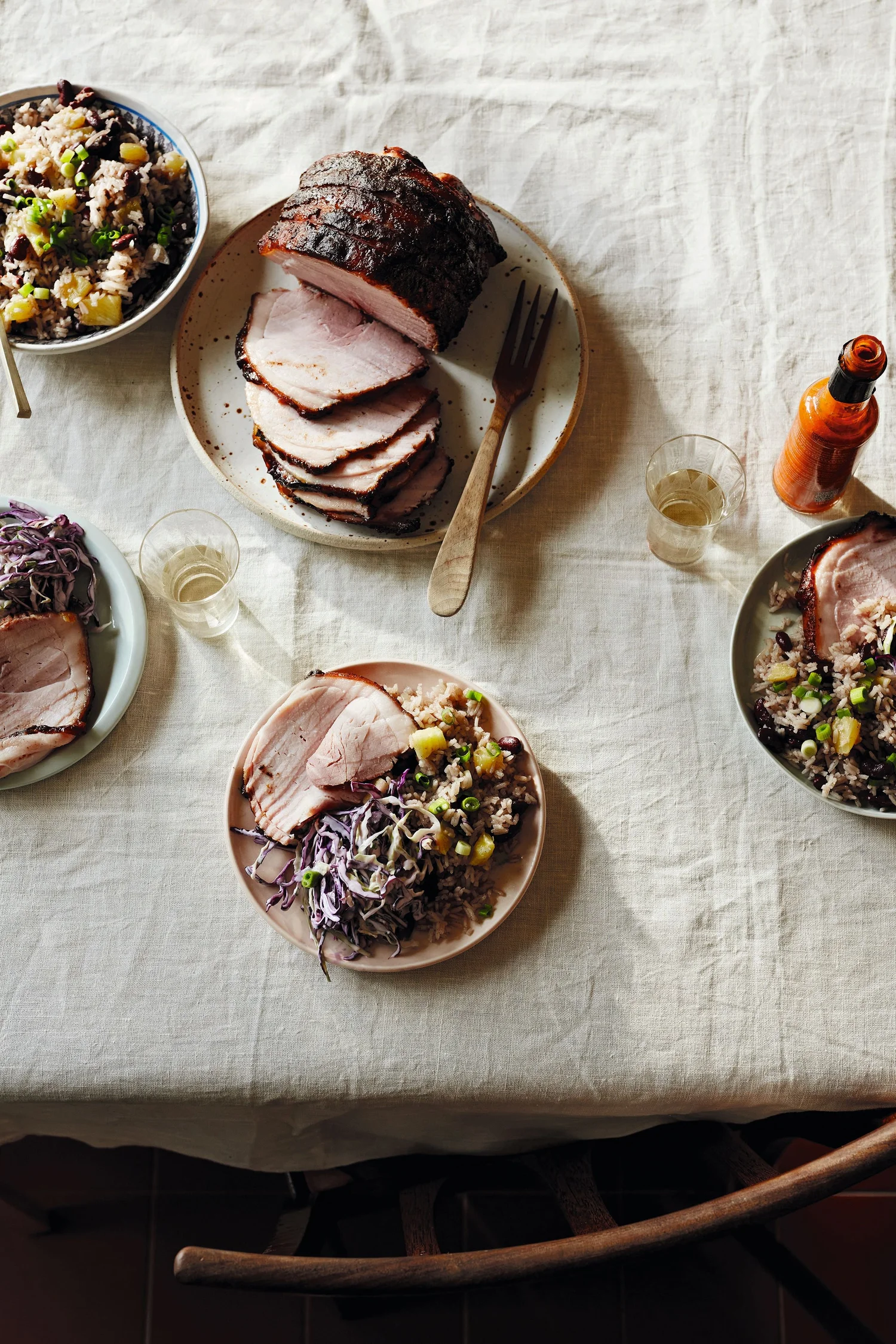 Recipe | Spiced Honey Scotch Bonnet Ham with Pineapple Rice | The ...