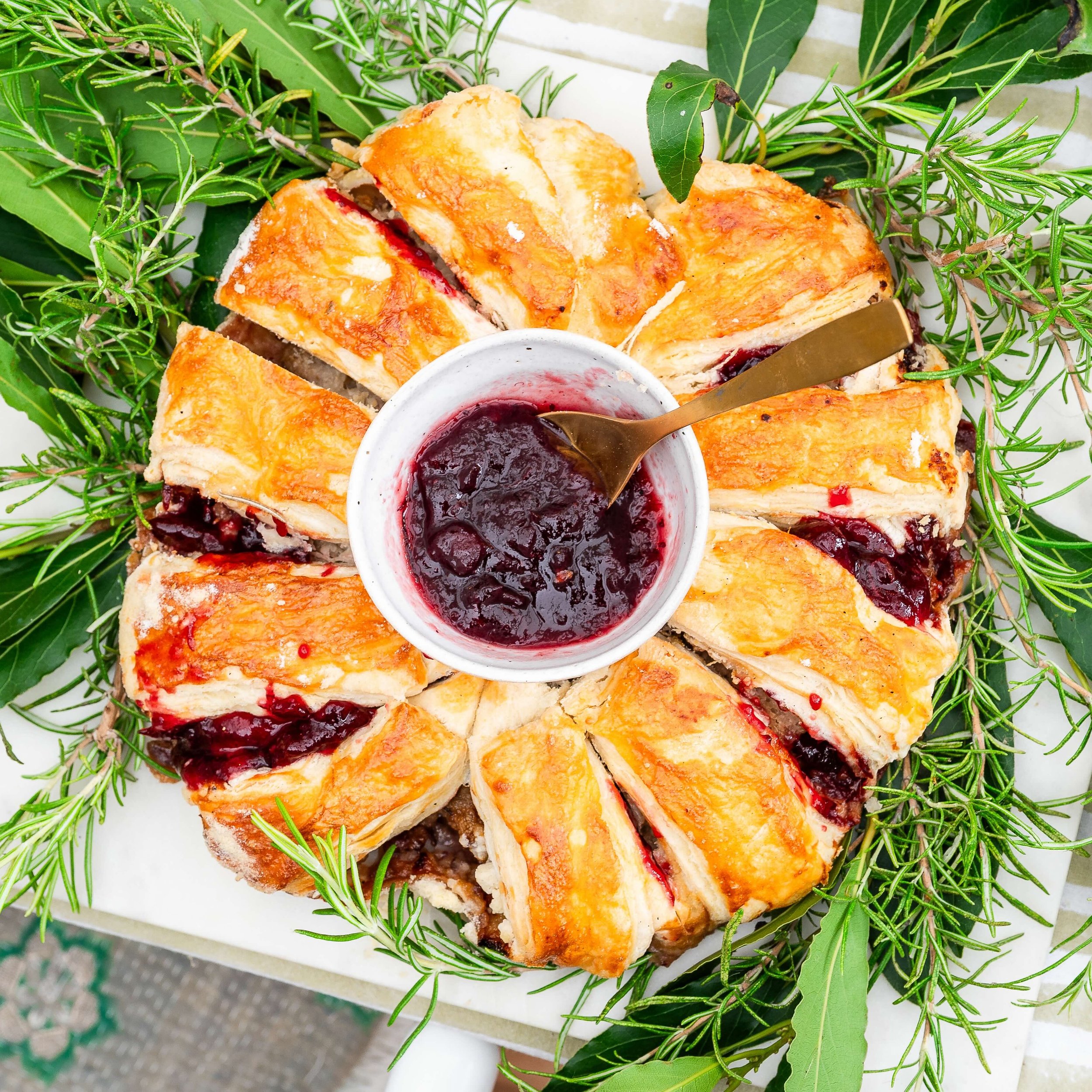 Recipe | Sausage Roll Wreath | The Simple Things