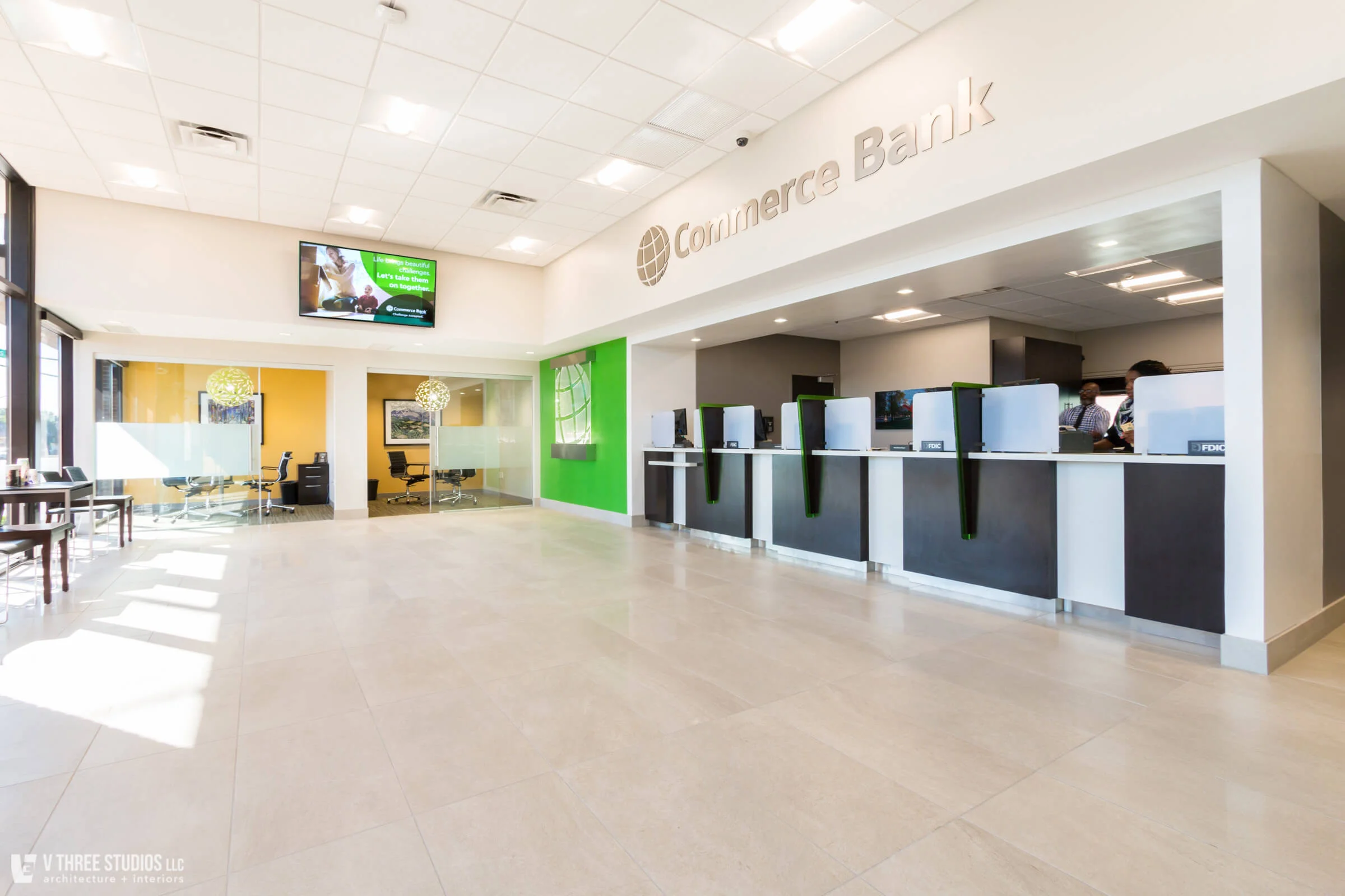 Commerce Bank | Natural Bridge Renovation | V Three Studios