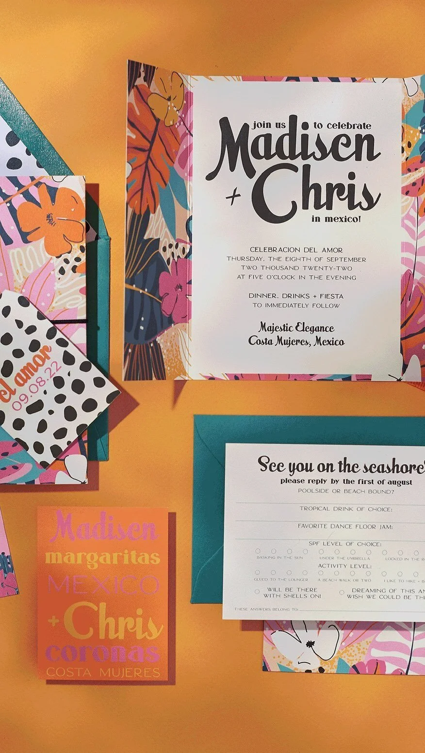 HOW TO WRITE INVITATION DATE AND TIME — Courtney Winet Design