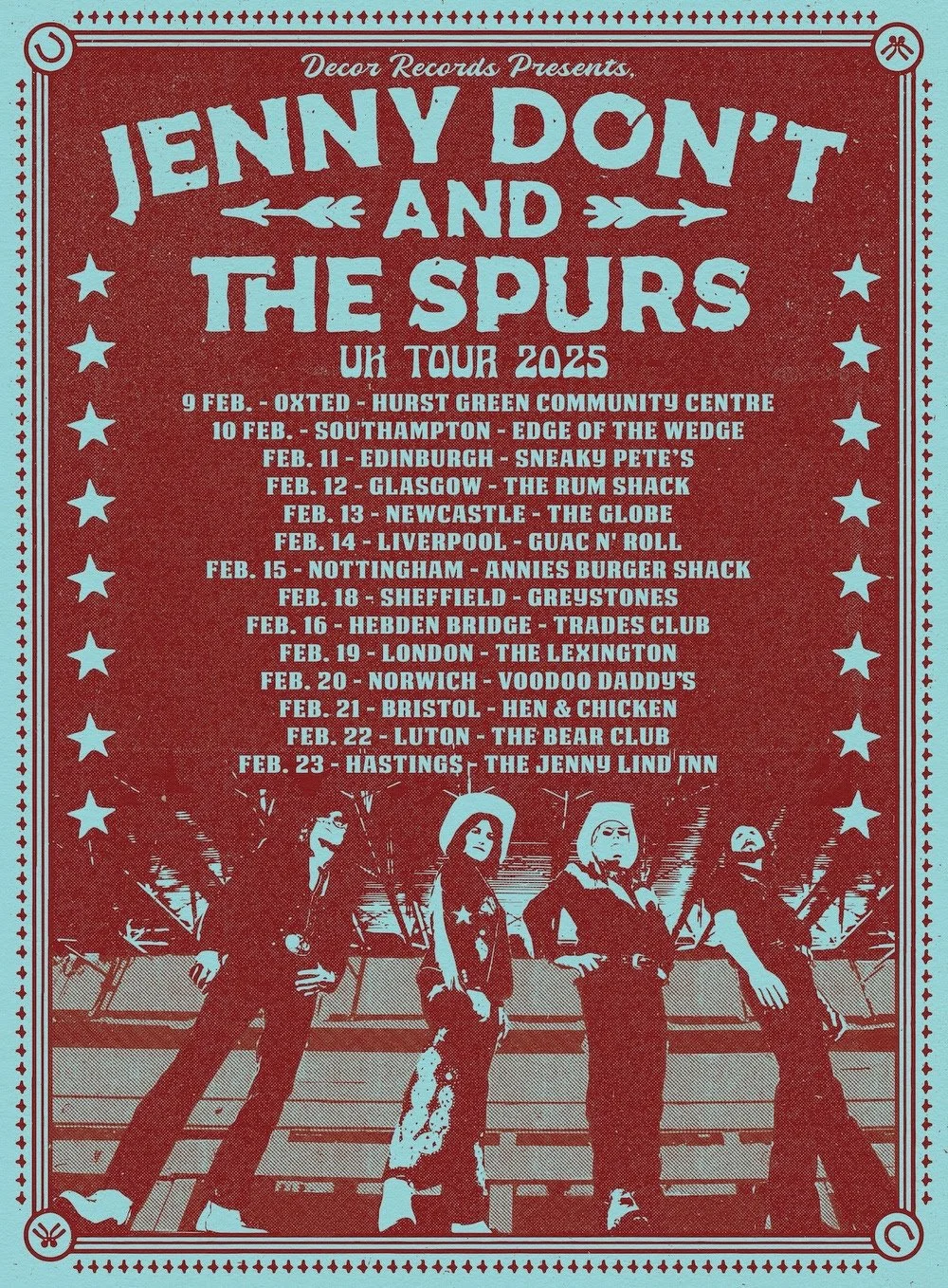 Jenny Don't and the Spurs announce February 2025 UK tour — Red Guitar Music