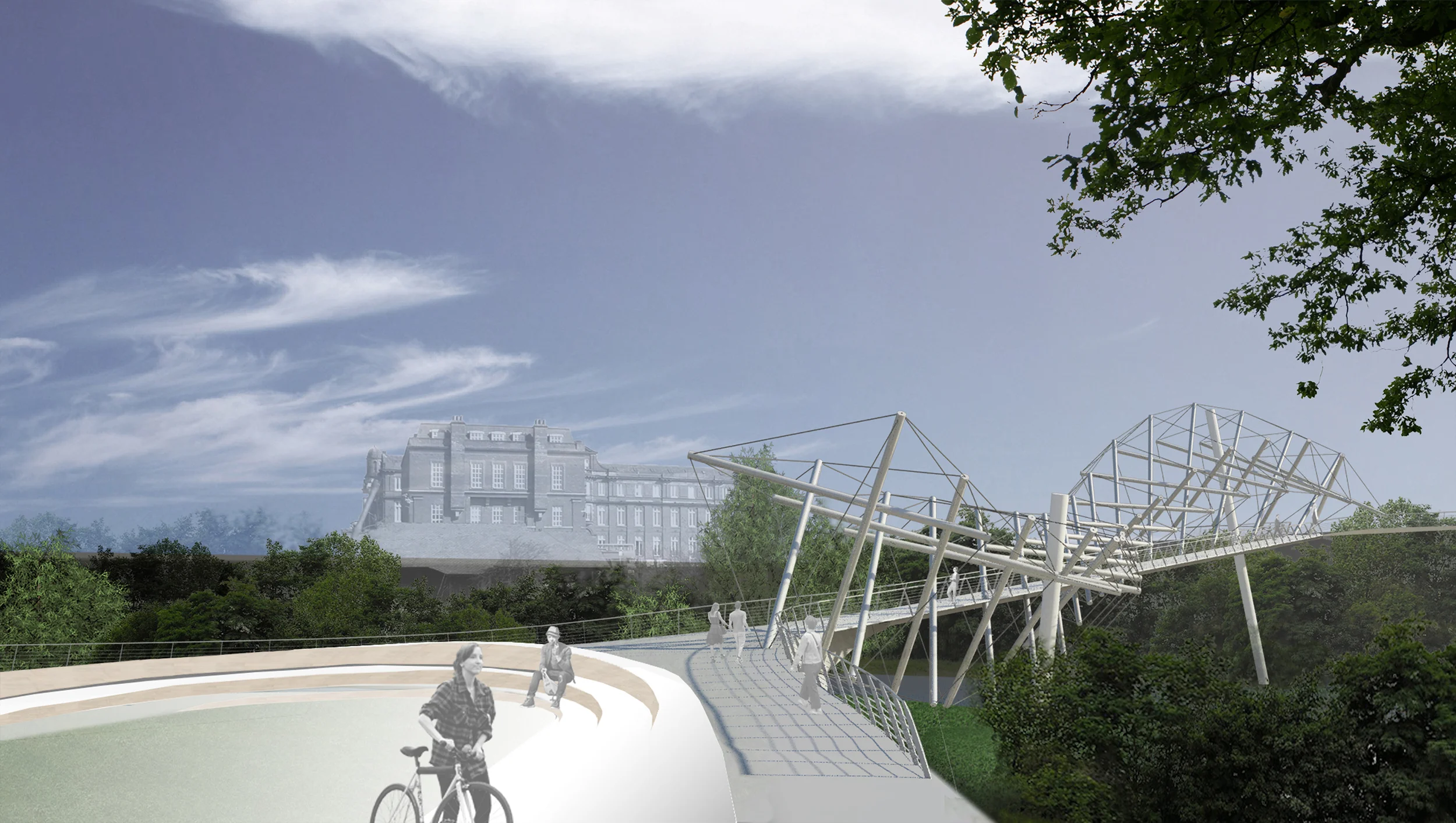 Tensegrity Bridge — Atelier Architecture 64