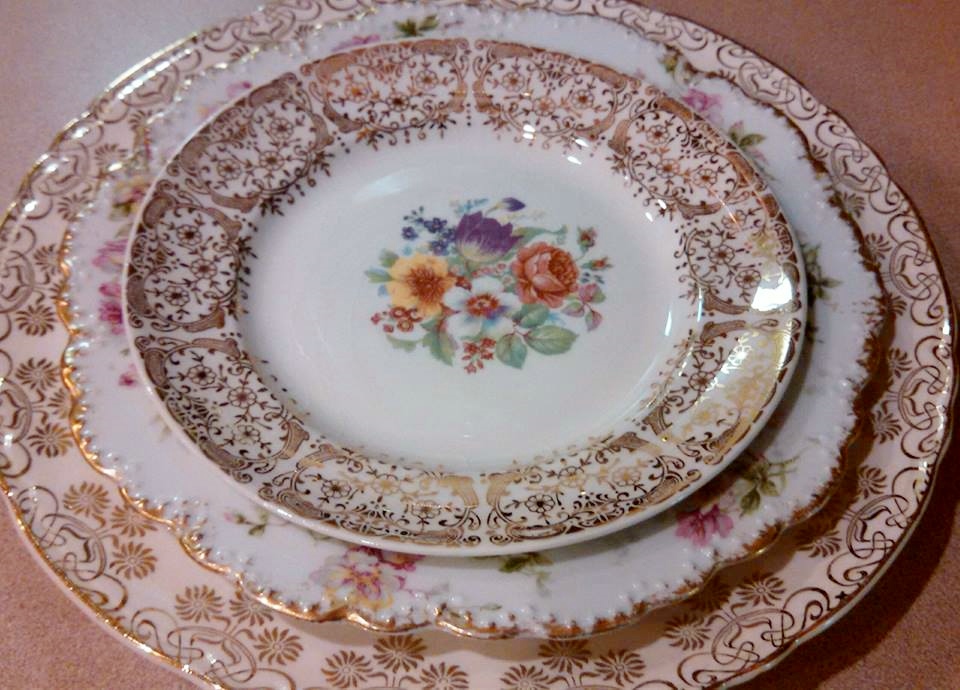 Gold China Collection — Evermore - Classic & Vintage Wedding Rentals