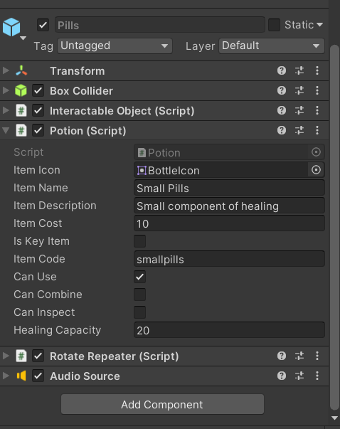 Not Spooky Inventory - Technical Review — Kei Yanagida
