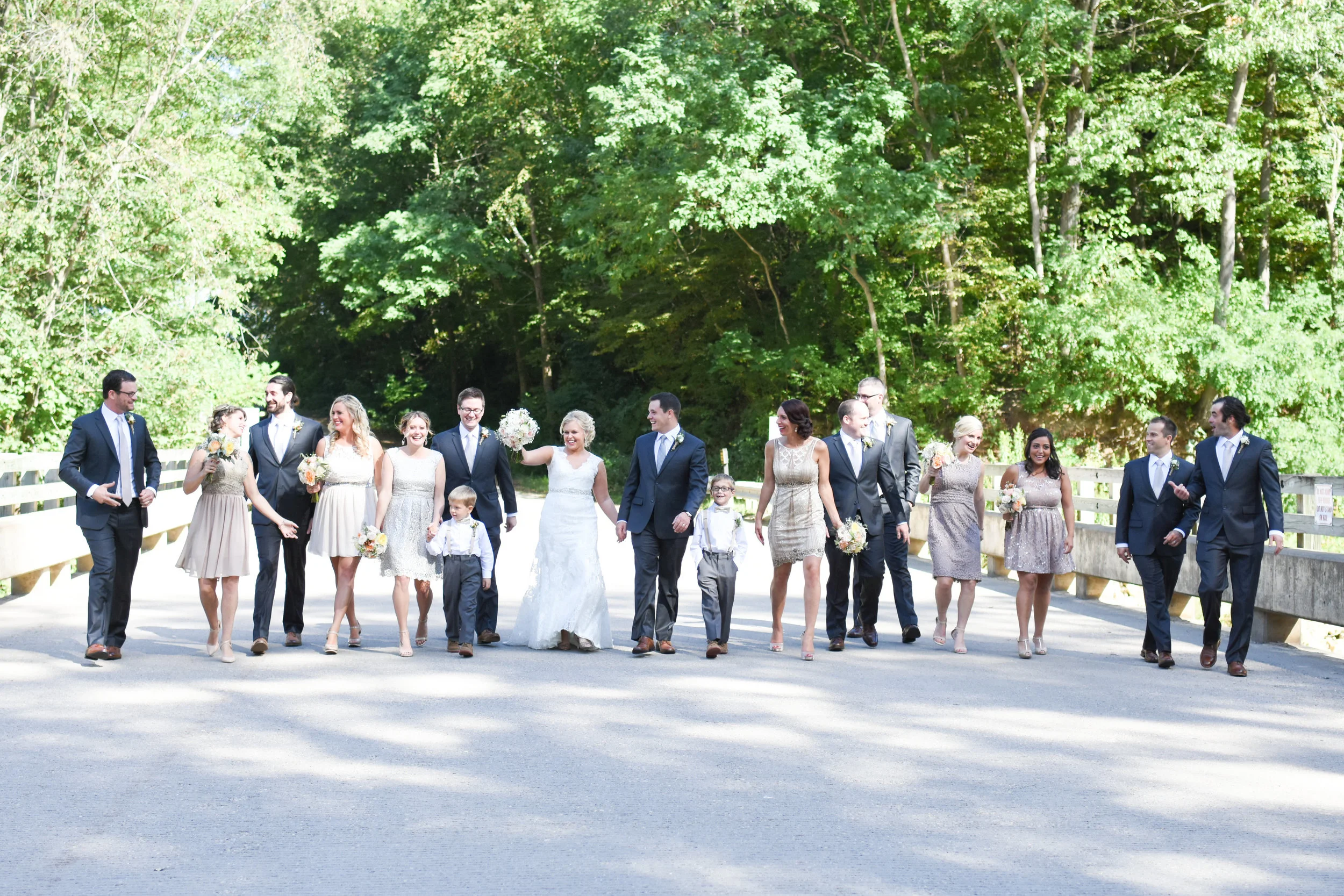 Featured Wedding // A Gold + Blush Modern Romance Iowa Wedding by Macy ...