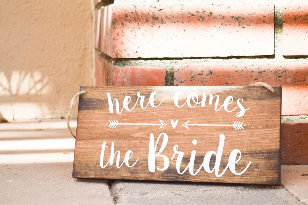 The Bridal Boutique | Wooden Wedding Signs by Rusty Arrow Creations ...