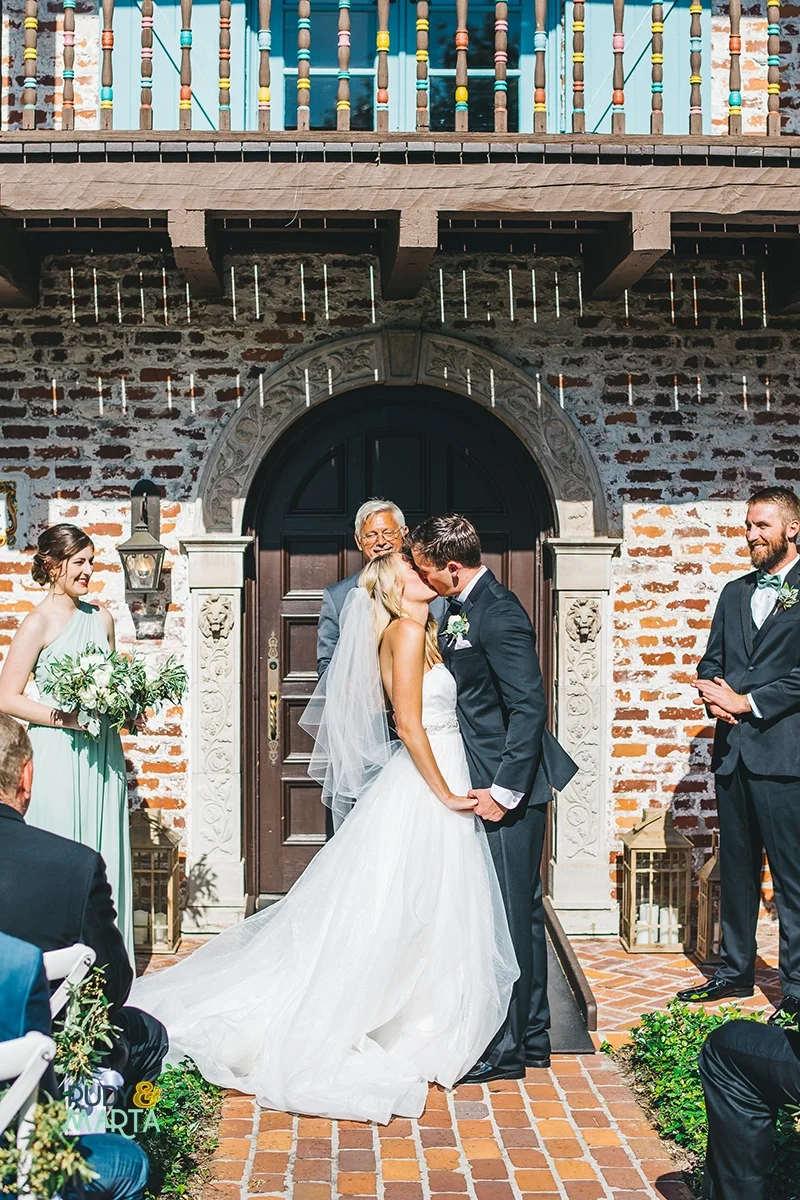 A Mint + White Casa Feliz Wedding — The Overwhelmed Bride // Wedding ...