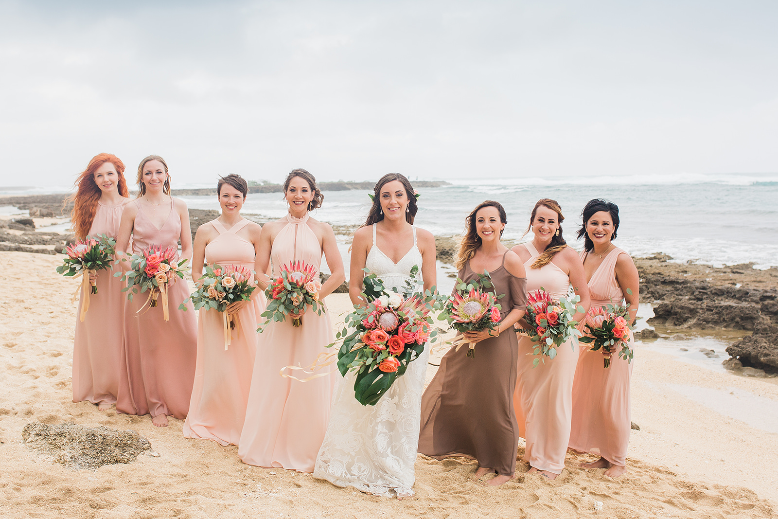 A Turtle Bay Resort Oahu Beach Wedding — The Overwhelmed Bride ...