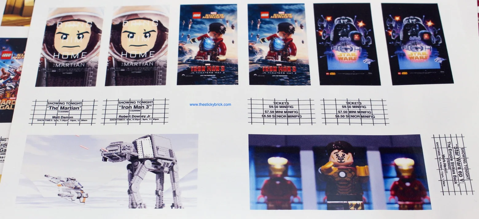 LEGO™ Palace Cinema Movie Poster Stickers — Home