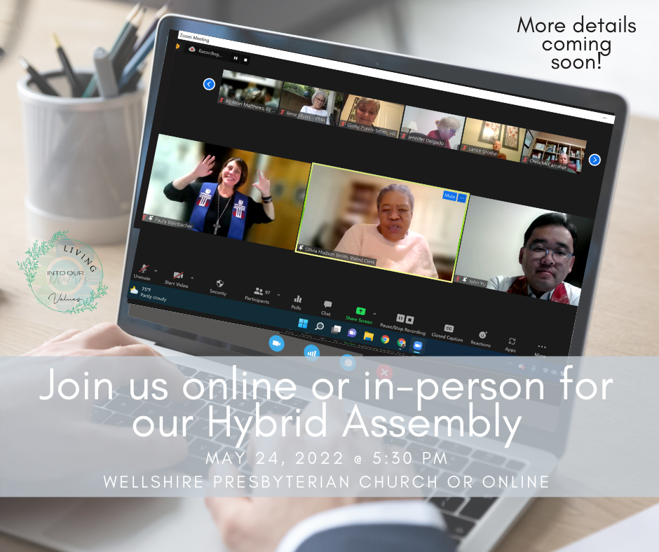 A Message from our Presbytery Moderator about our upcoming HYBRID ...