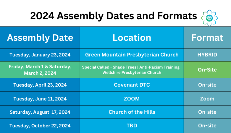 Assemblies — Denver Presbytery