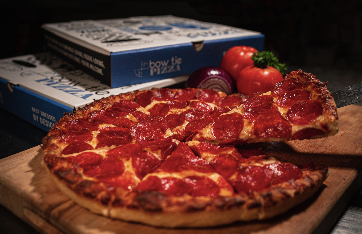 Pizza - Bow Tie Pizza — YYCFoodTrucks | Calgary Food Truck Bookings and ...