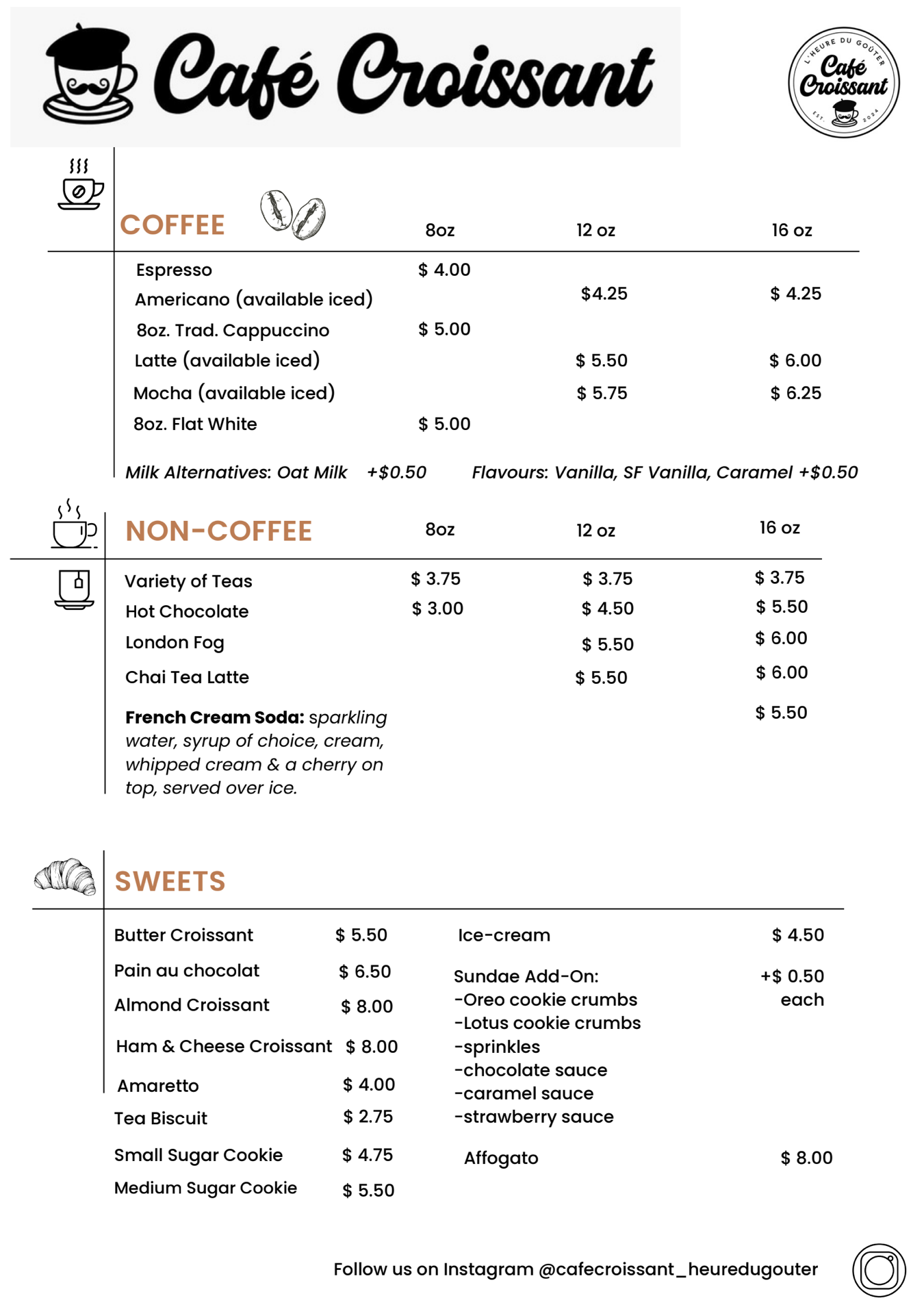 Home Cookin' - Cafe Croissant — YYCFoodTrucks | Calgary Food Truck ...