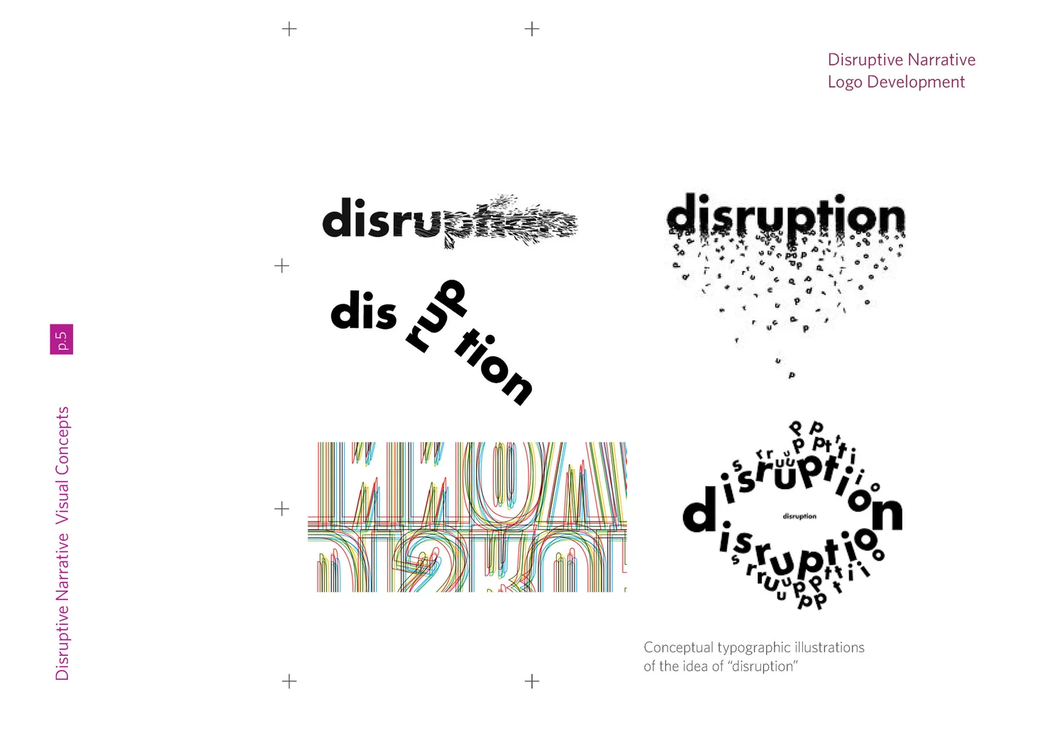 Disruption Typography