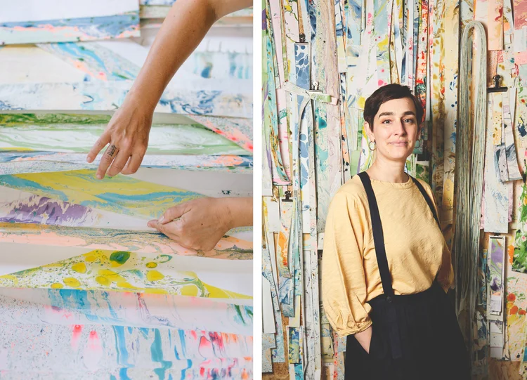wallpaper & marbling art
