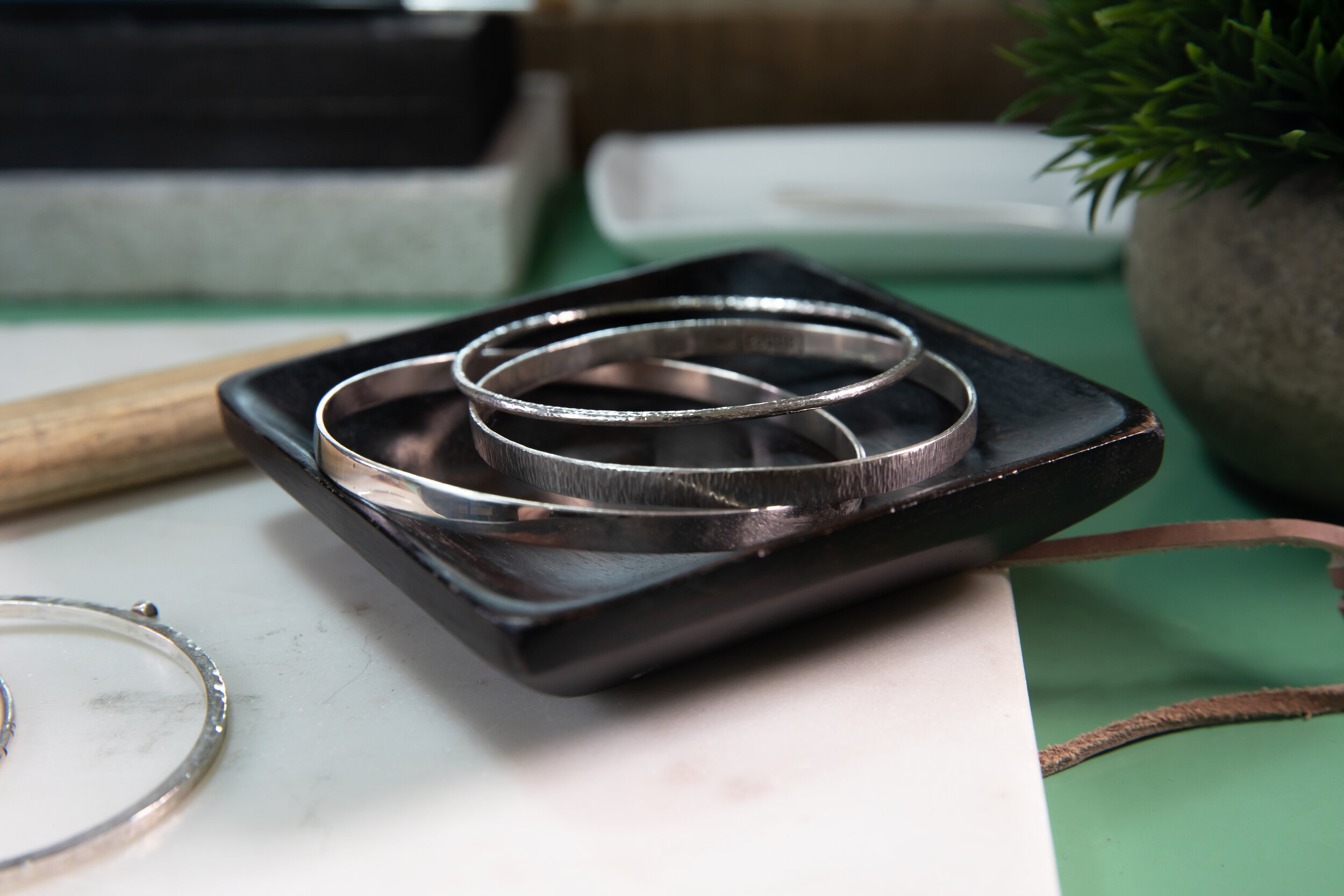 Silver Bangles Outfit